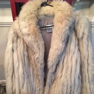 Saga Furs Jackets & Coats | Genuine Saga Silver Fox Fur Coat Short Jacket Real | Poshmark